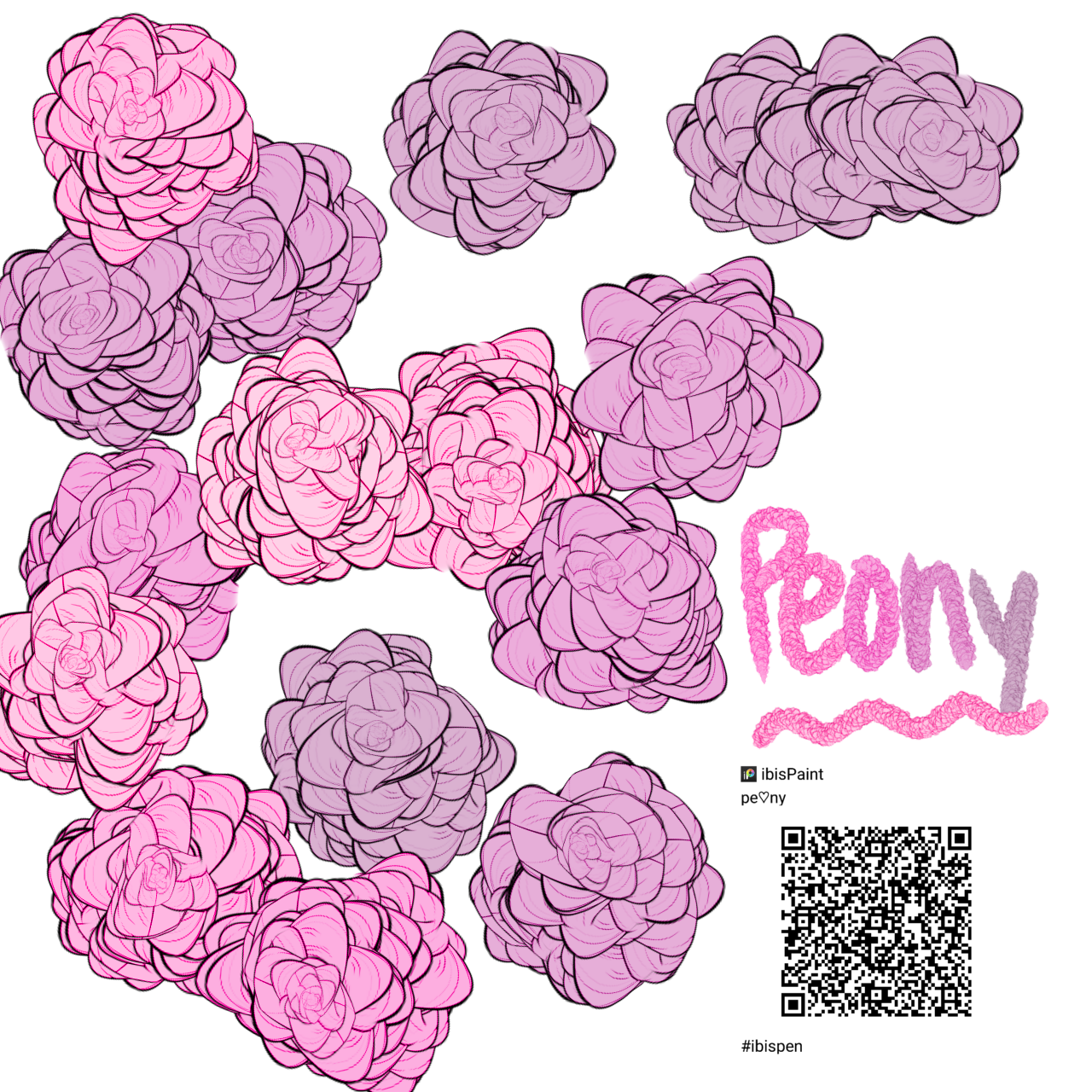 peony brush - ibisPaint