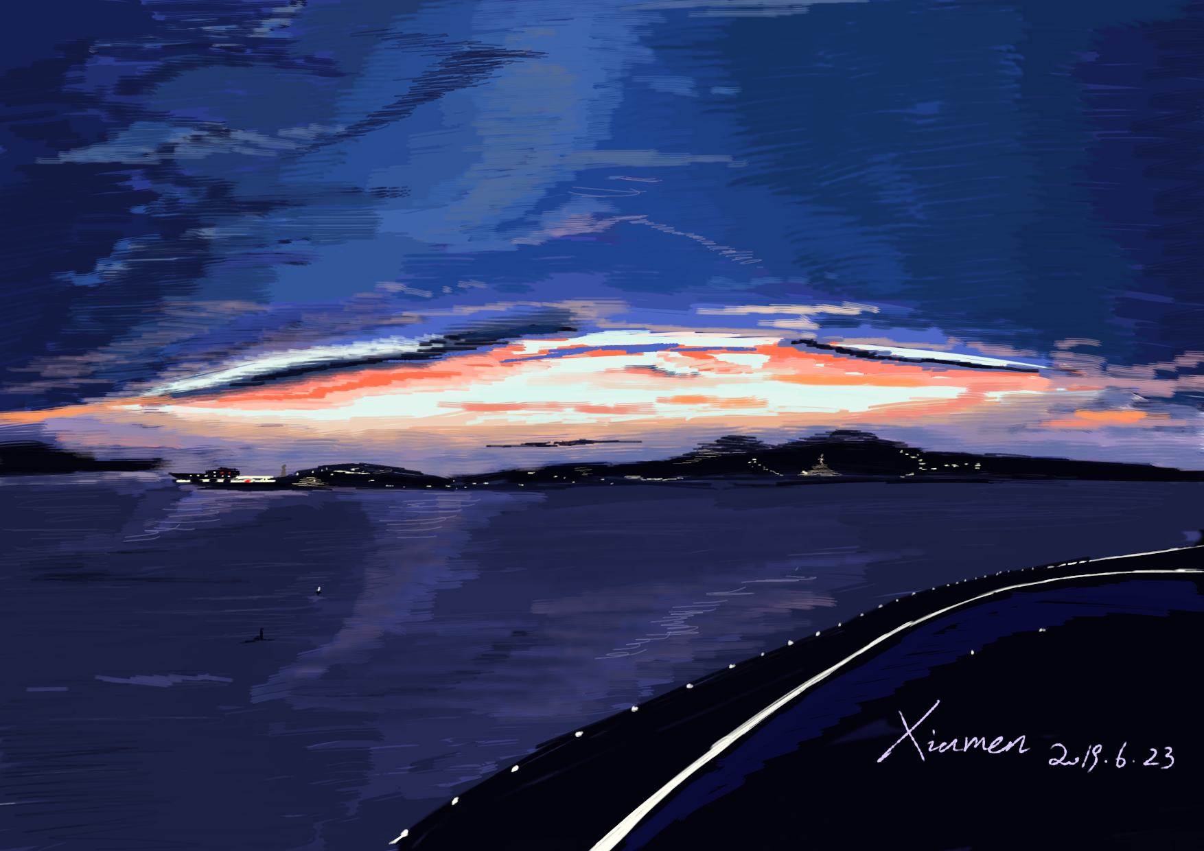 last night - ibisPaint