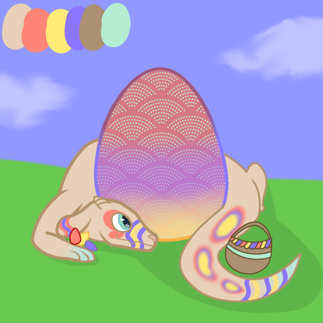 EASTER DRAGON - ibisPaint