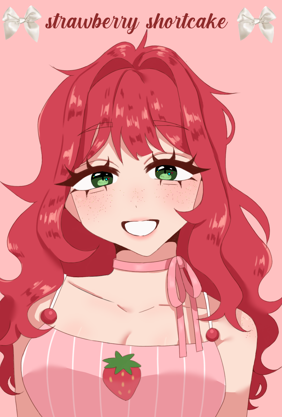 strawberry shortcake fanart🍓 - ibisPaint