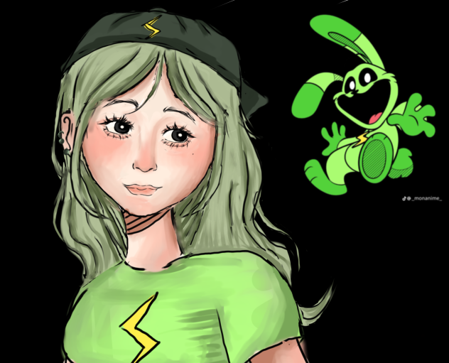 hoppy hopscotch as a human - ibisPaint