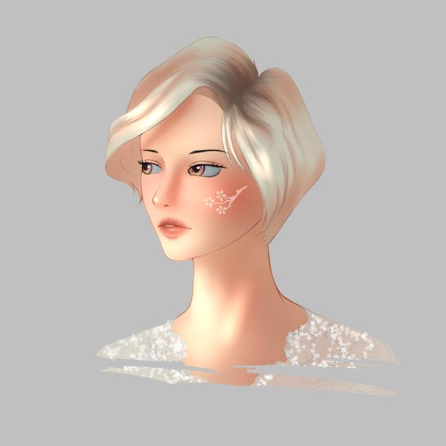 Stylized portrait study 7 - ibisPaint