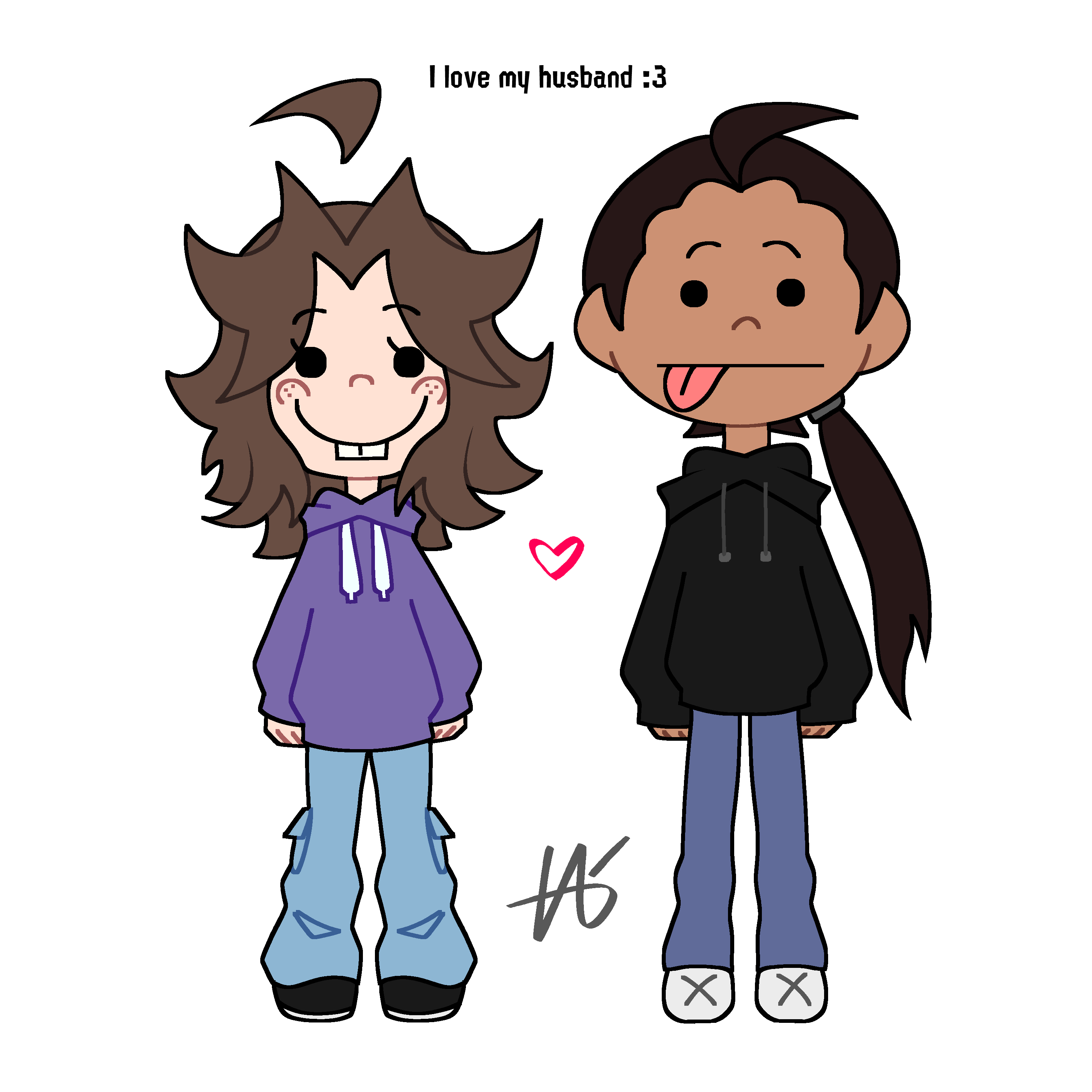 I love him - ibisPaint