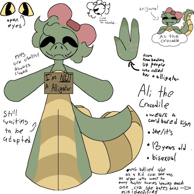 Ali the crocodile - ibisPaint