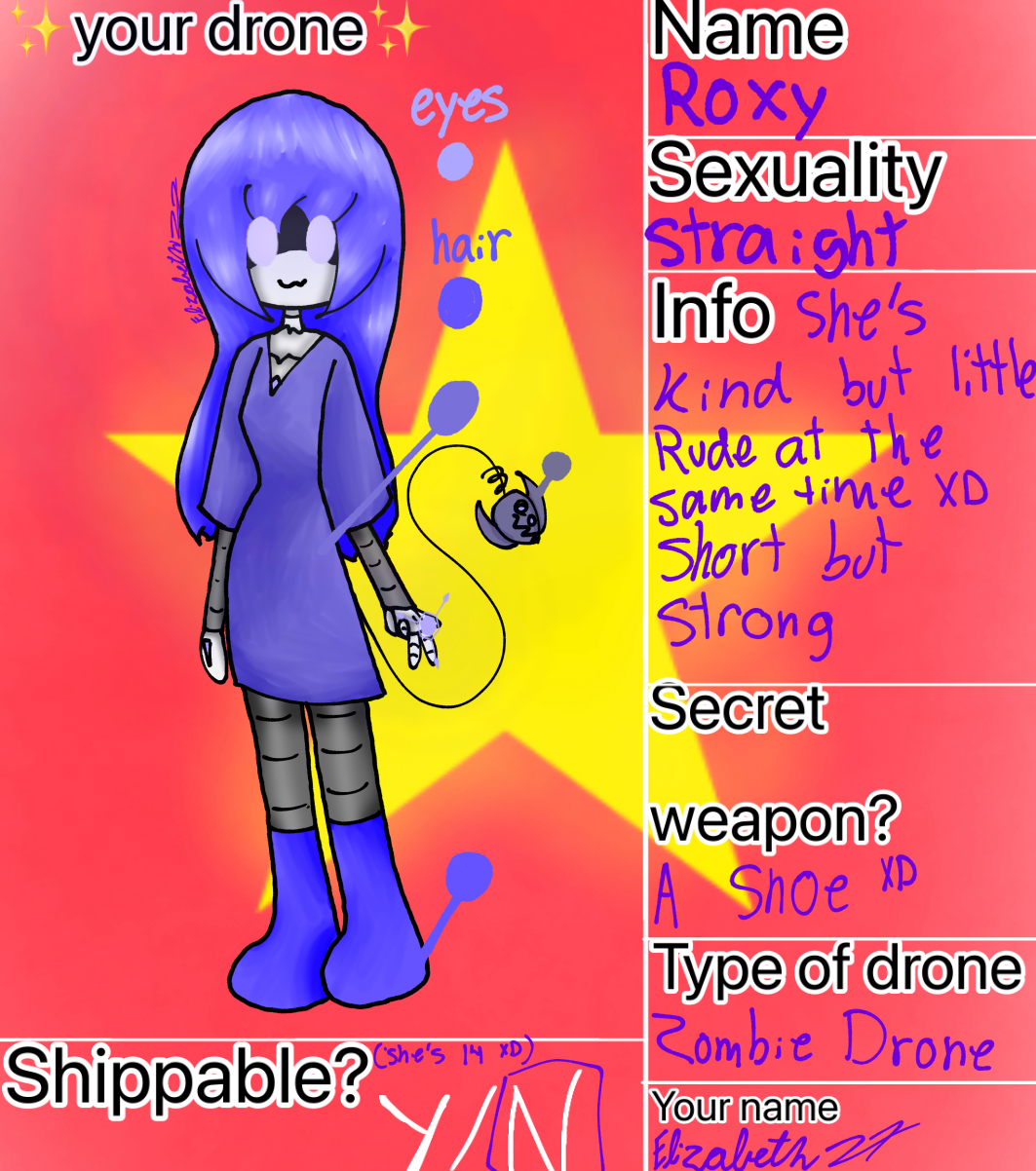 Ref sheet for Woomy! - ibisPaint