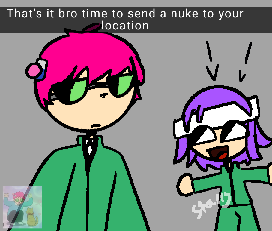 Saiki has had enough - ibisPaint