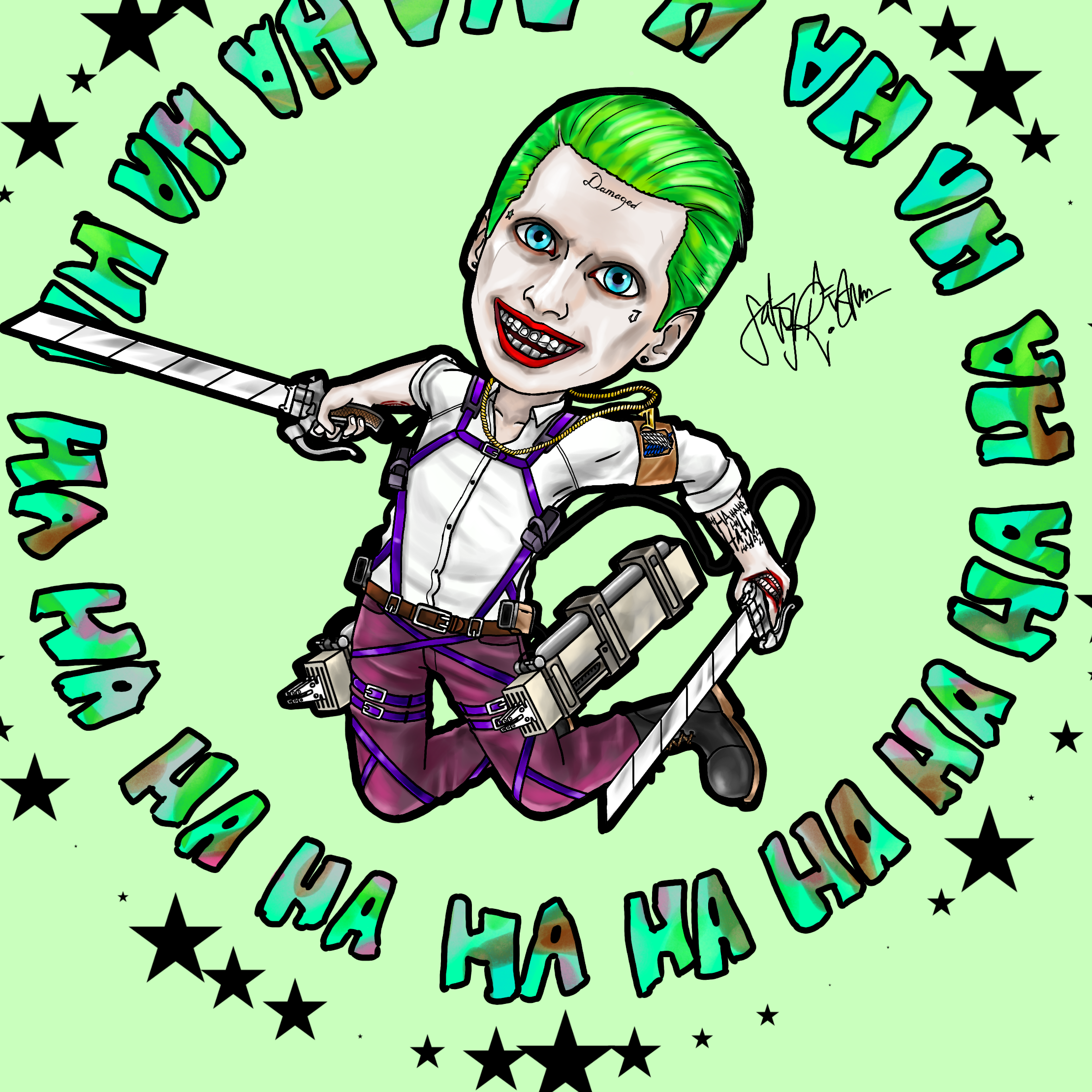 flying joker - ibisPaint