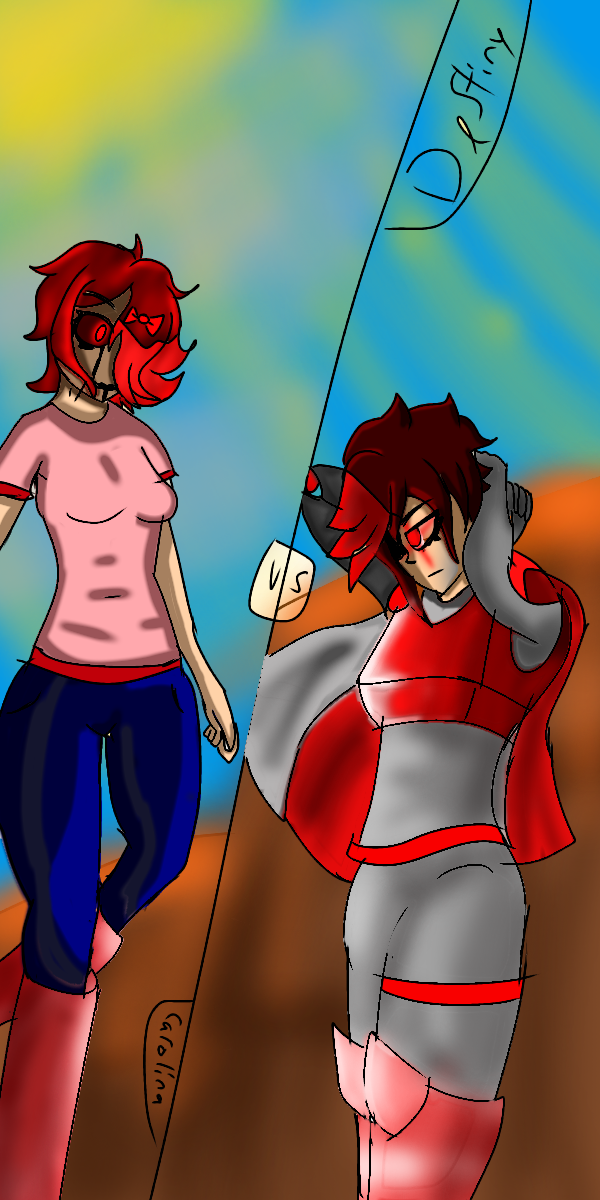 destiny vs Carolina - ibisPaint