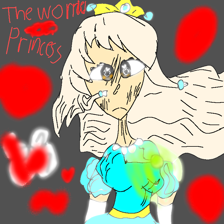 the worried princess - ibisPaint