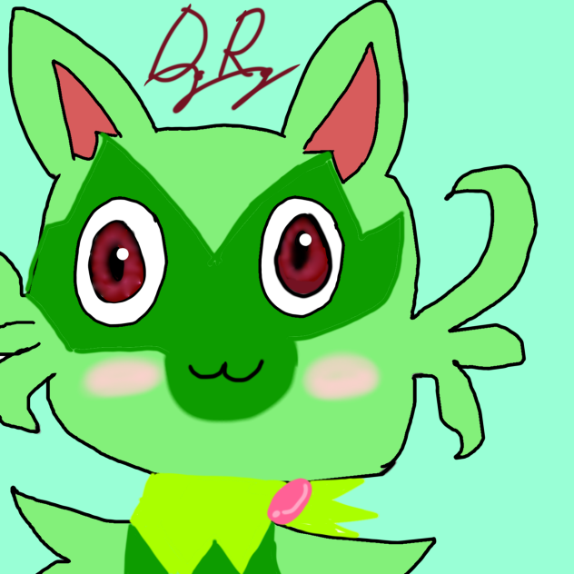Pokémon Floragato - ibisPaint