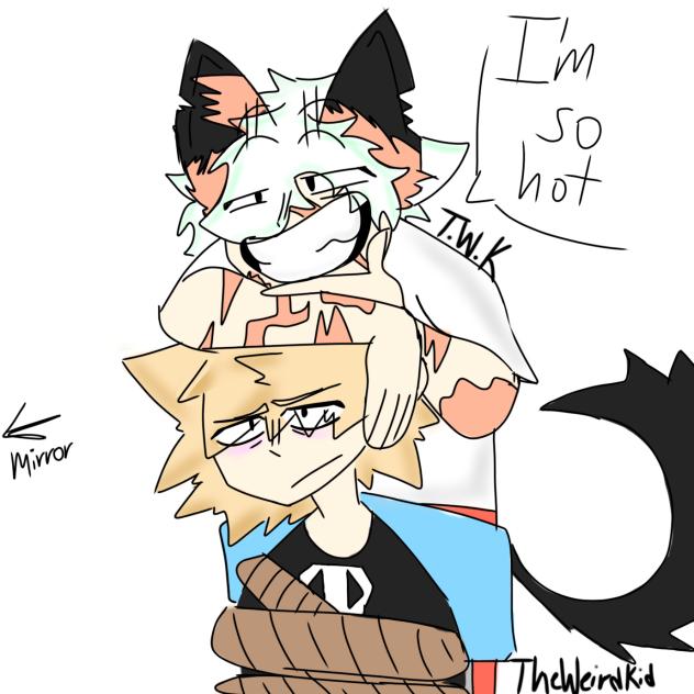 Ghost(aka Izuku) kidnapped Kacchan - ibisPaint