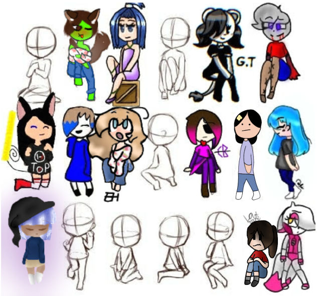 Pose collab - ibisPaint