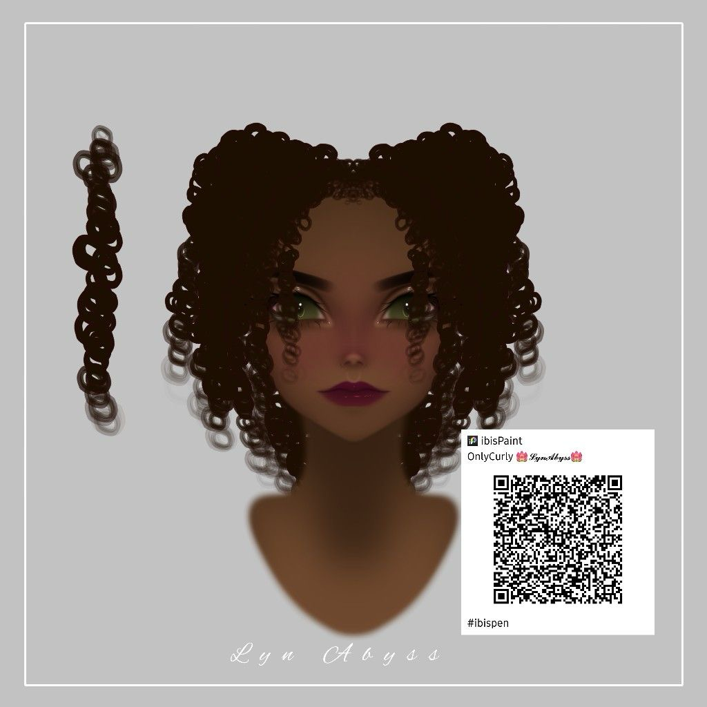 curly hair - ibisPaint