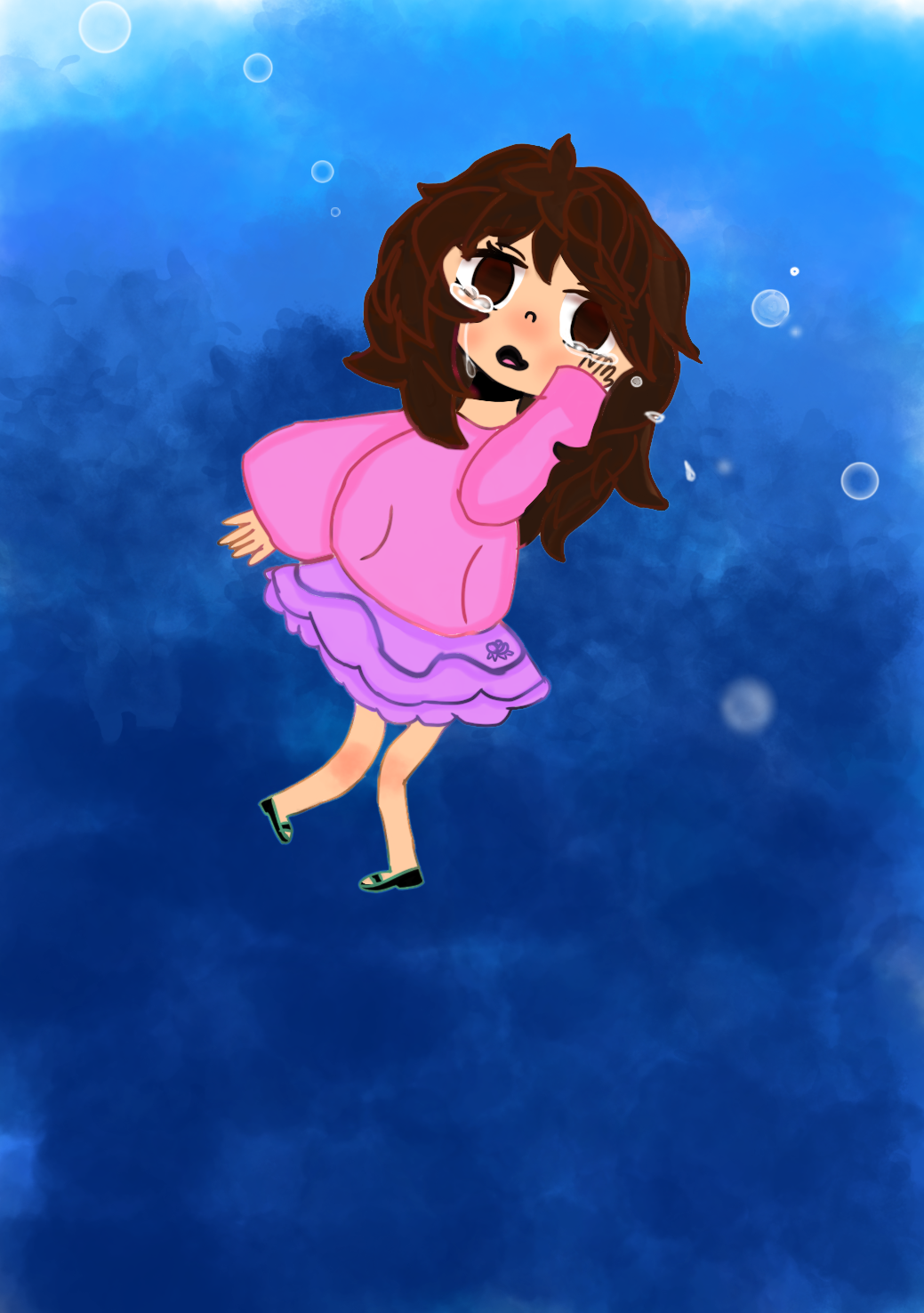 drowning - ibisPaint