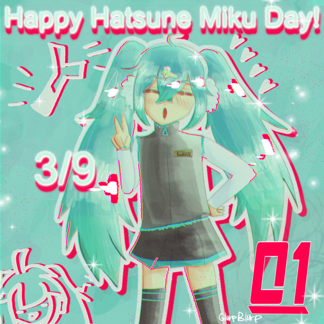 MIKU DAY COLORED - ibisPaint