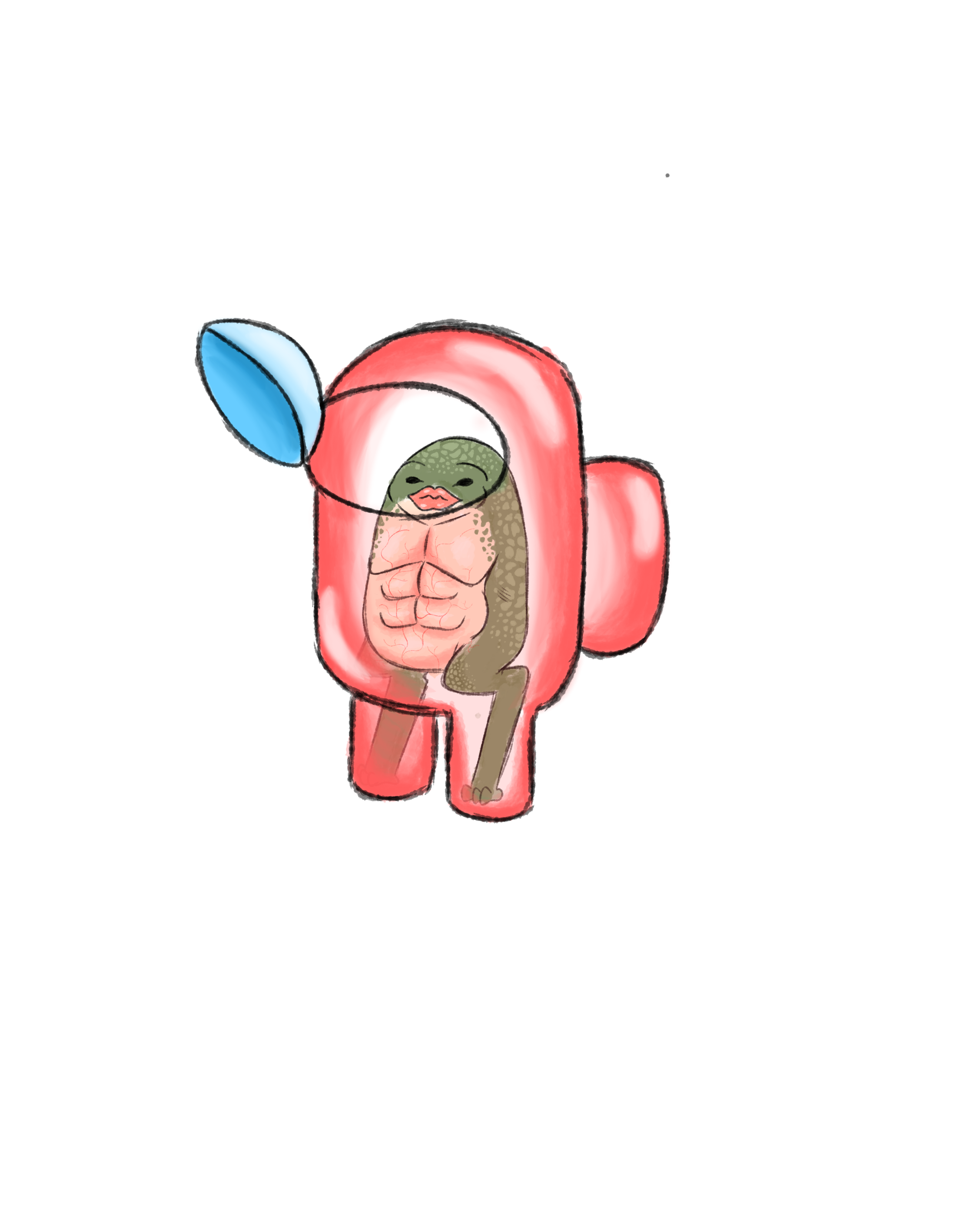 Crewmate under the suit - ibisPaint