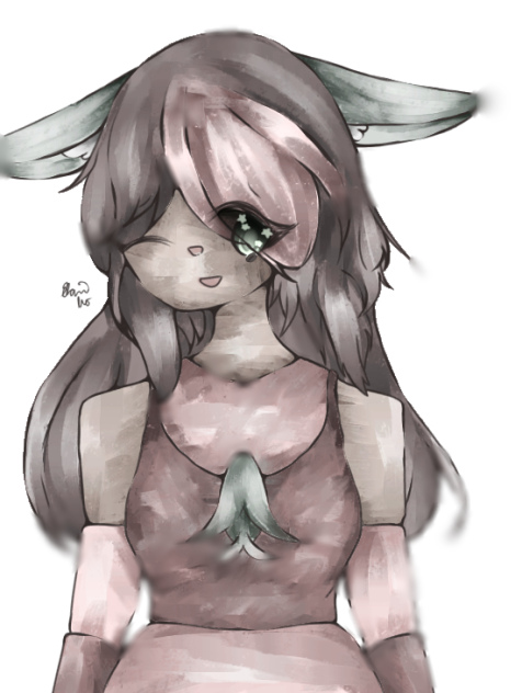 Girl With Bunny Ears - ibisPaint