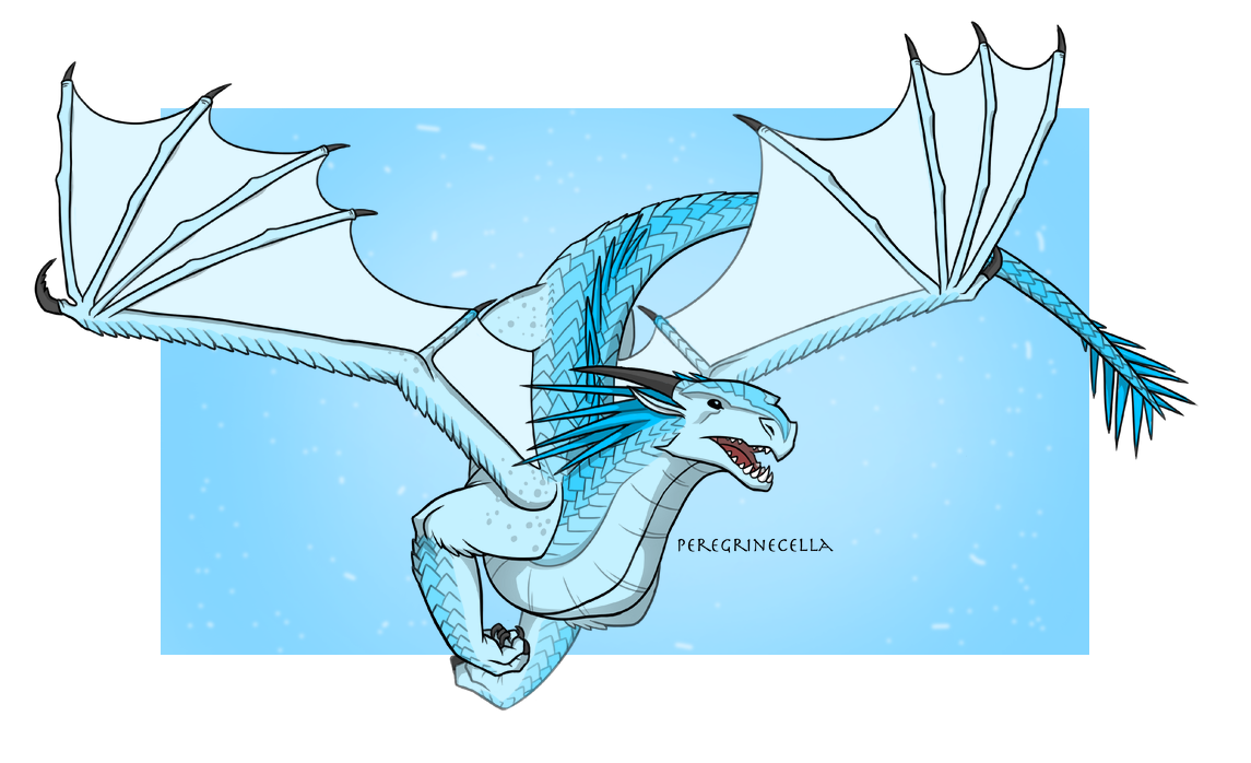 Icesickle the Icewing (on F2U base) - ibisPaint