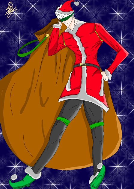 merry xmas gojo sensei - ibisPaint