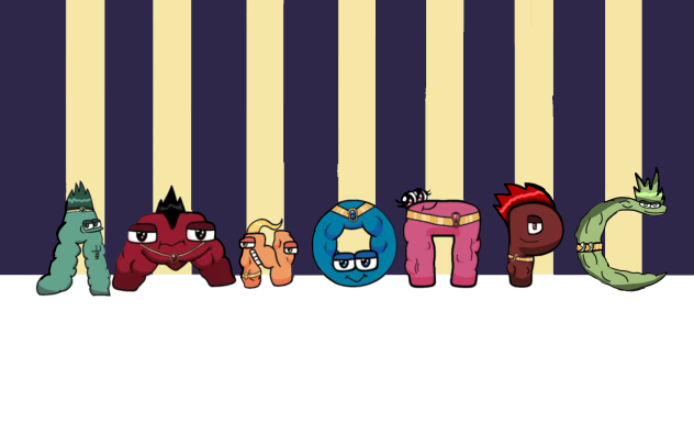 Russian Alphabet Lore Heroes Updated - ibisPaint