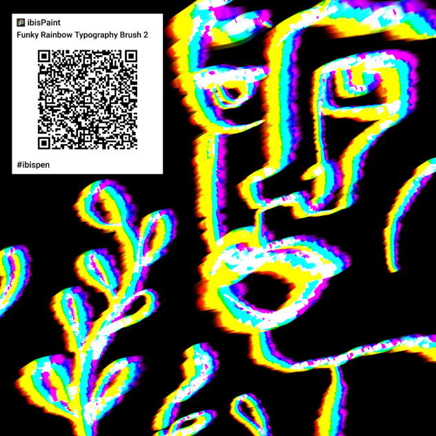 Funky Brush CMYK Split - ibisPaint