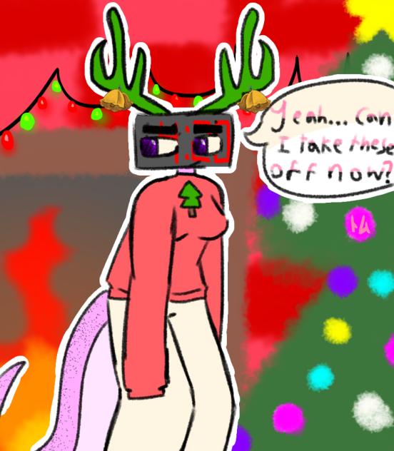 Another silly Christmas doodle! - ibisPaint