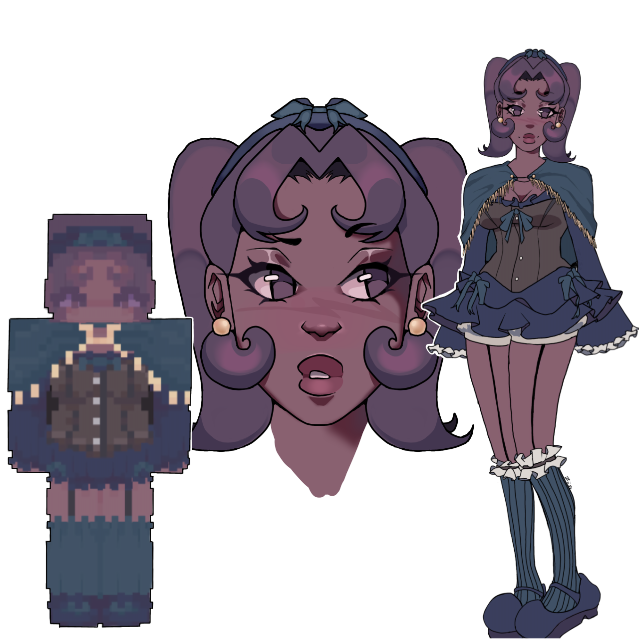 A new Minecraft oc - ibisPaint