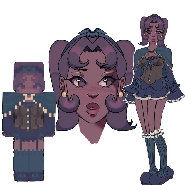 A new Minecraft oc - ibisPaint