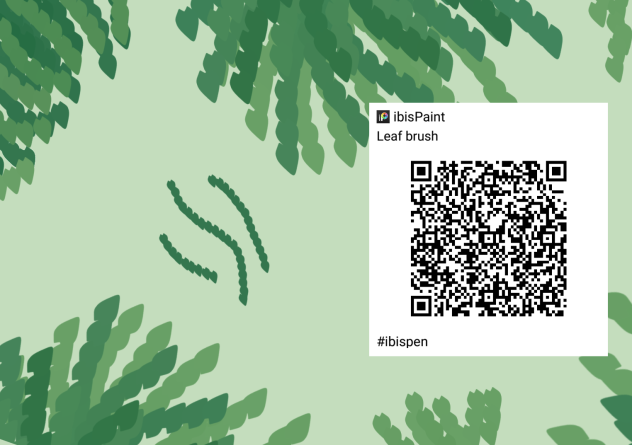 leaf brush - ibisPaint