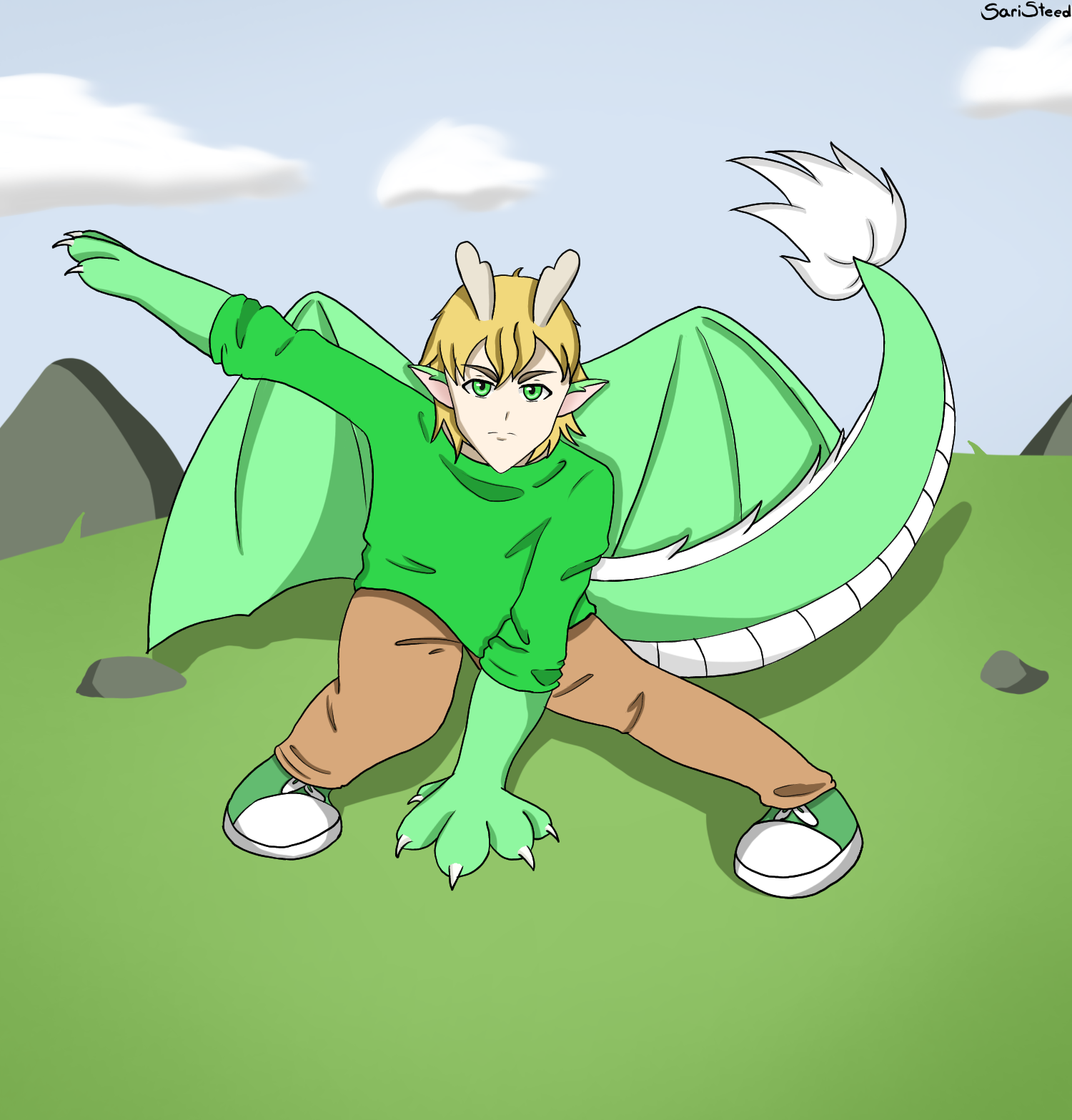 Fanart of Malka Ben's OC Chris - ibisPaint