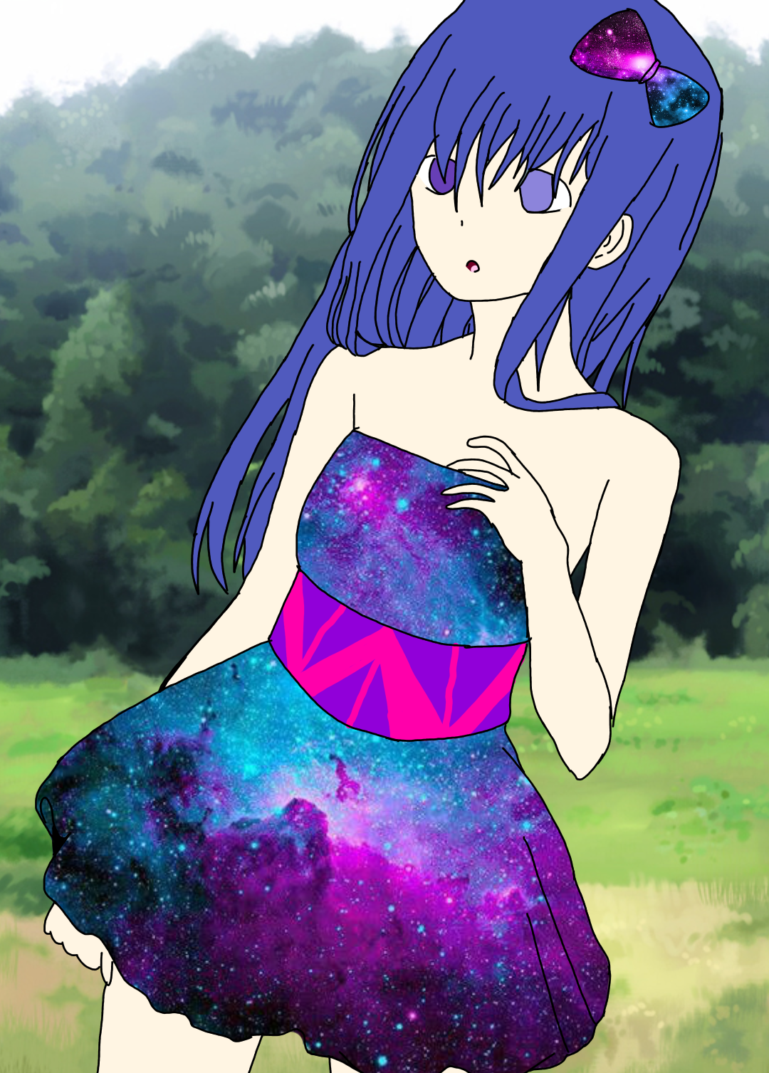 galaxy girl - ibisPaint