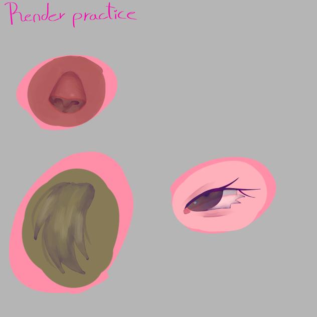 Render practice - ibisPaint