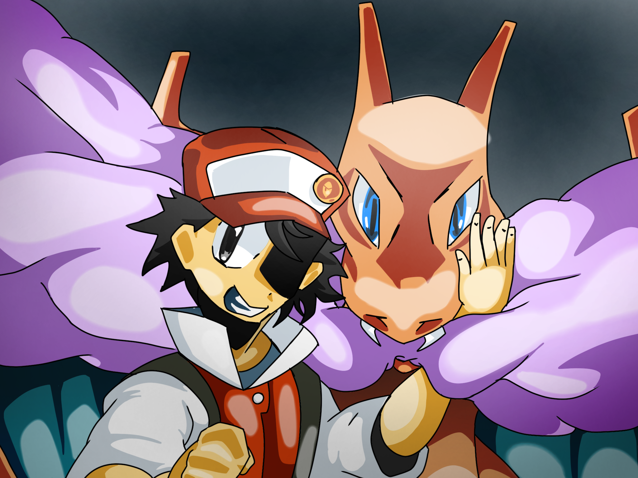 red and charizard - ibisPaint