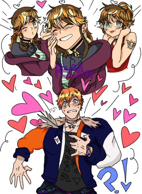 Ship art with my self insert oc - ibisPaint