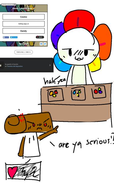 ℂ𝕠𝕤𝕞𝕠 𝕚𝕤 𝕘𝕖𝕥𝕥𝕚𝕟𝕘 𝕞𝕒𝕕 𝕒𝕥 𝕕𝕒𝕟𝕕𝕪! - ibisPaint