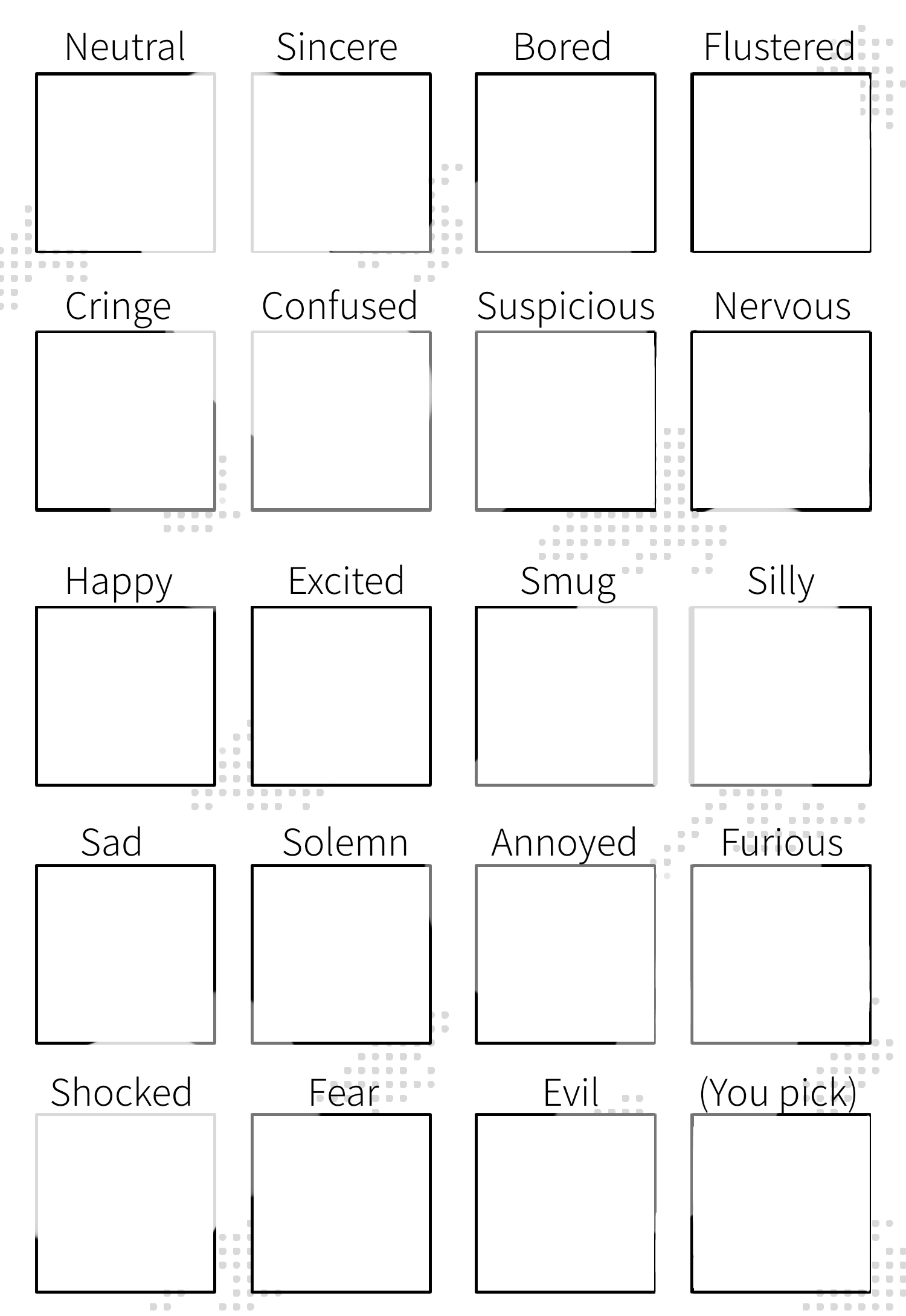 Character Emotion. - ibisPaint