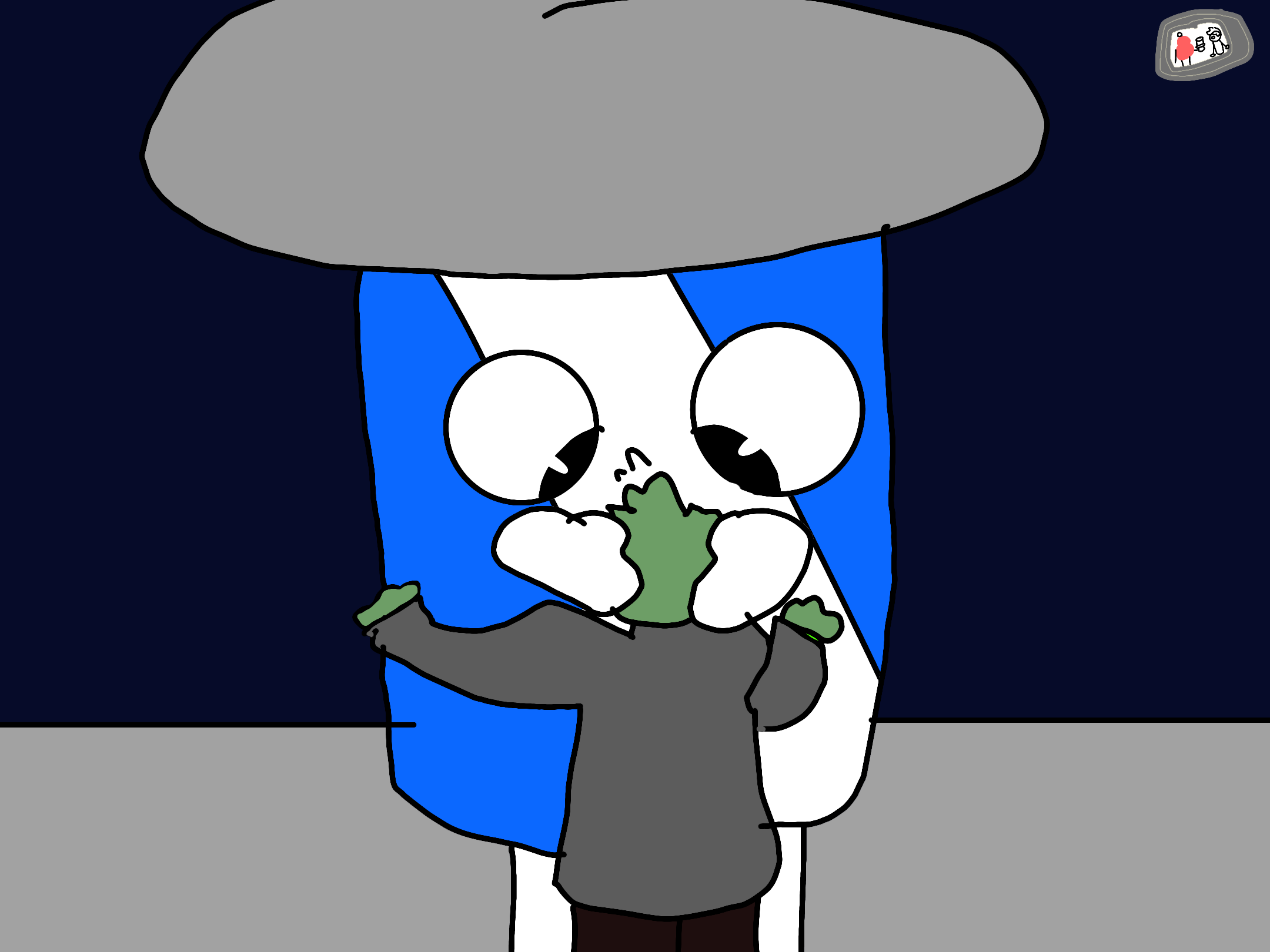 cursed image redraw yippee - ibisPaint