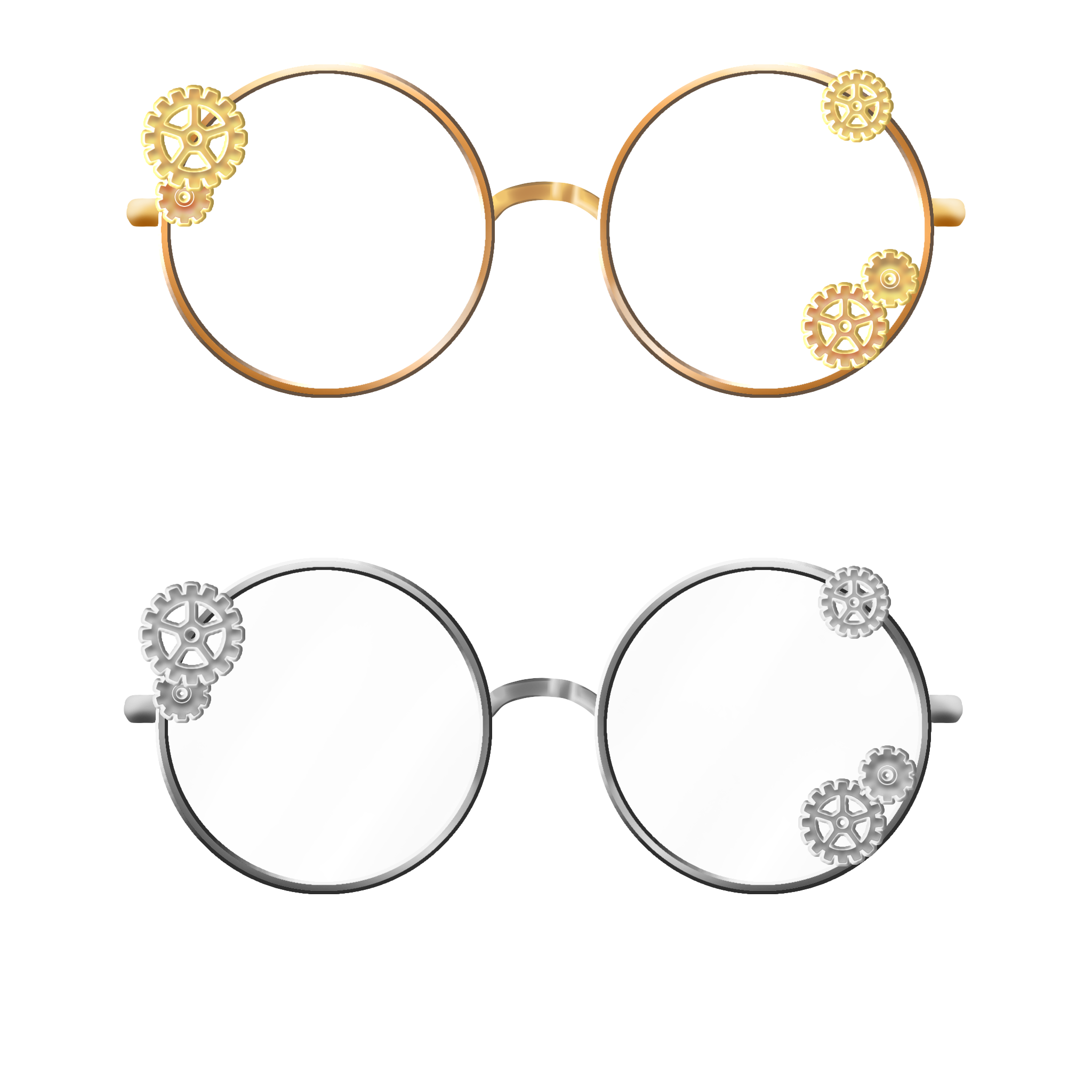 steampunk glasses - ibisPaint