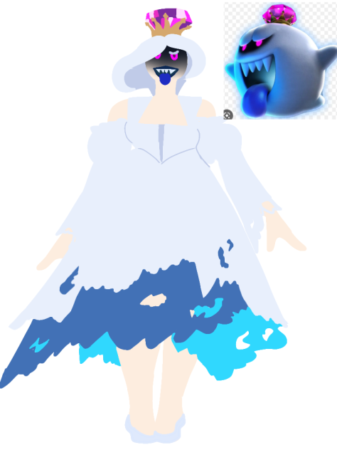 Female & Human King Boo Design - ibisPaint