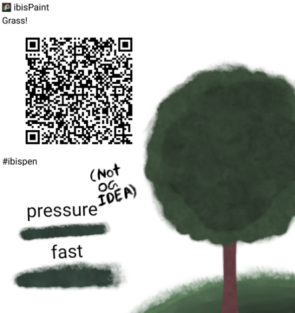 leaves or grass - ibisPaint