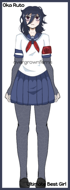 Oka Ruto in Danganronpa’s Style - ibisPaint