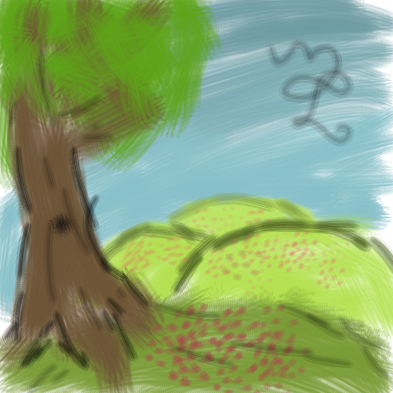 lone tree - ibisPaint