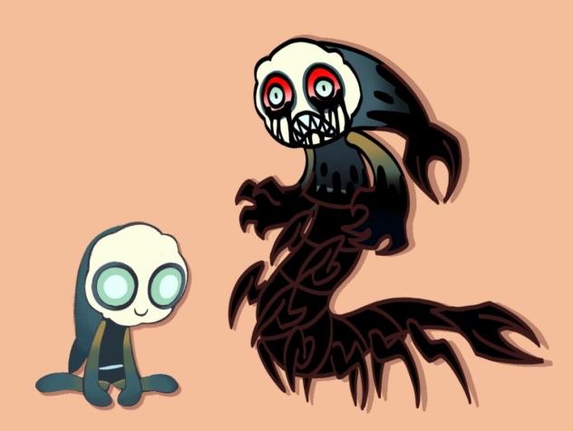 Twisted Rotten Shrimpo concept - ibisPaint