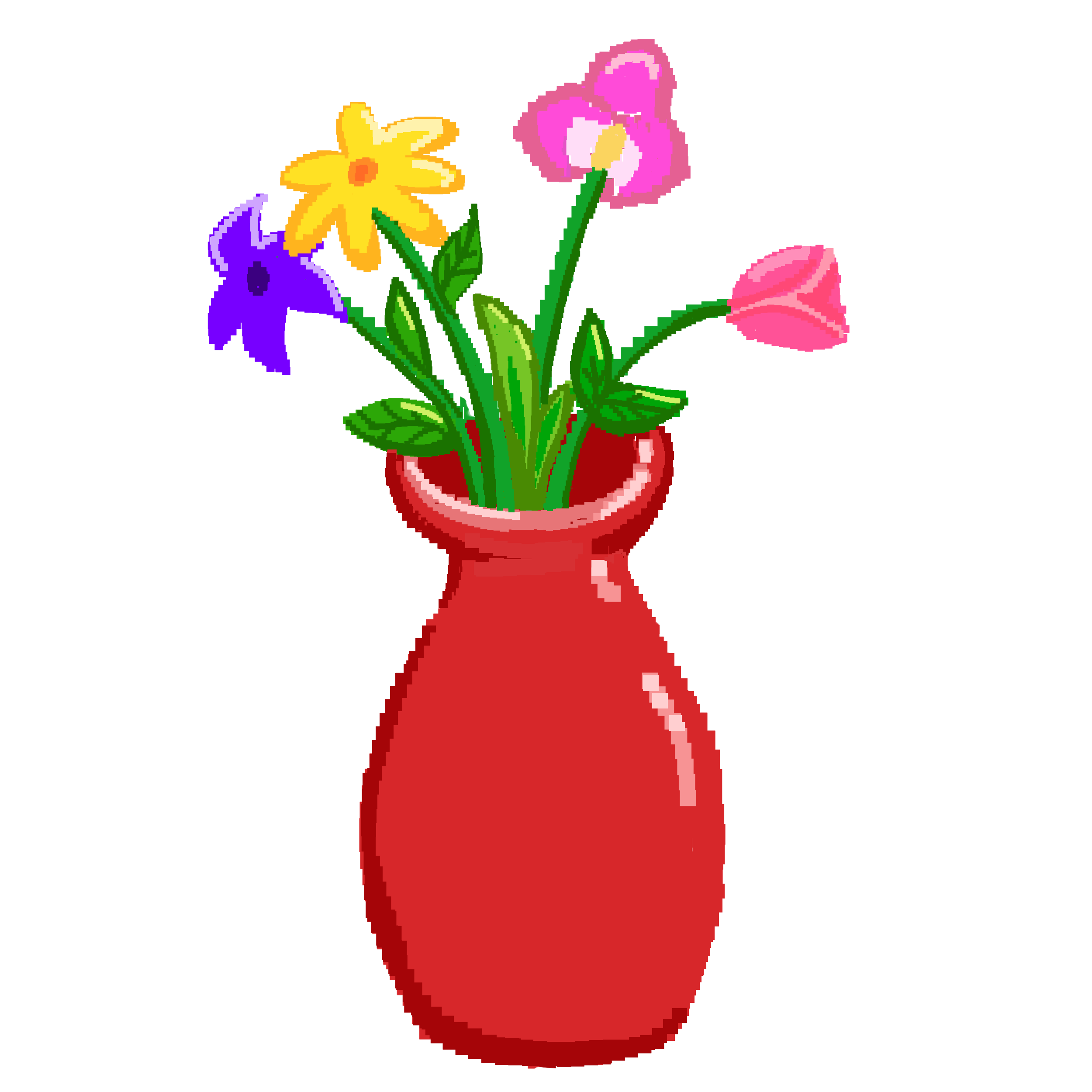 Assorted Flowers (Pixel) - ibisPaint