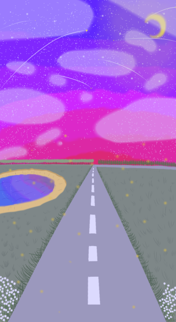 Road dreams dream - ibisPaint
