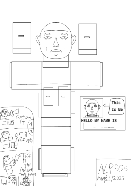 Custom PaperCraft Buddy 2 (with name) - ibisPaint