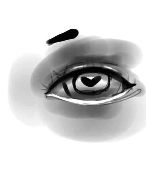 quick drawing of an eye - ibisPaint