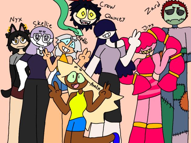 OC GROUP PHOTO!! - ibisPaint