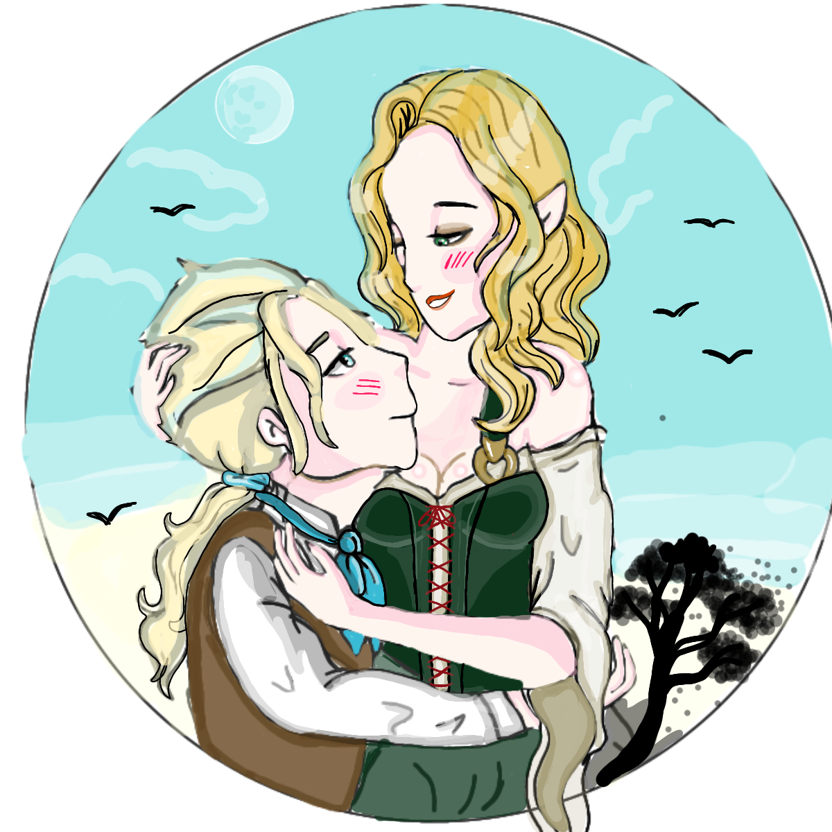 Philip y la dama de las plantas the owl - ibisPaint