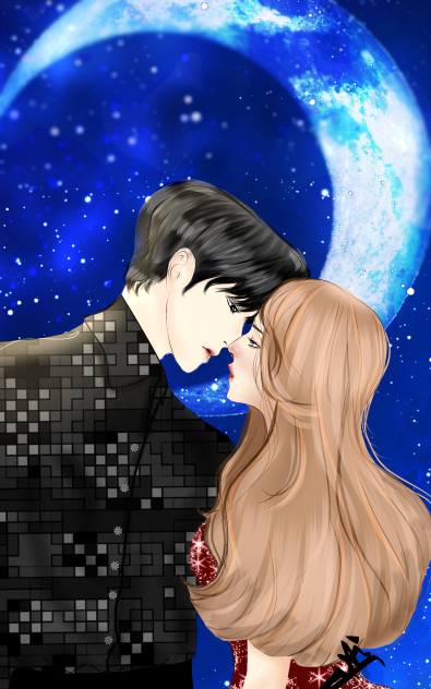love moon #lovestory #animation - ibisPaint